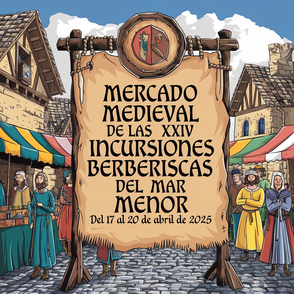 Mercado Medieval de las XXIV Incursiones Berberiscas del Mar Menor 2025